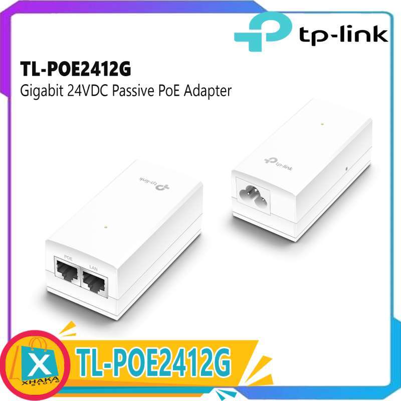 Jual TP-LINK Gigabit 24VDC Passive PoE Adapter TL-POE2412G di Seller ...