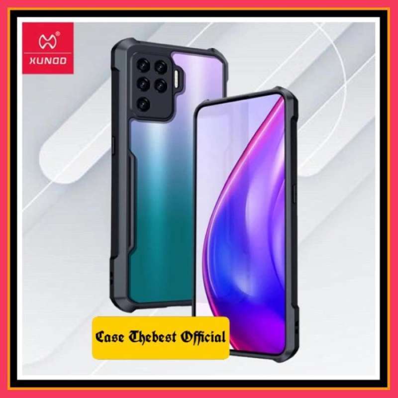 Promo OPPO A94 XUNDD ORIGINAL ARMOR HARD SOFT CASE CLEAR PC CASING ...