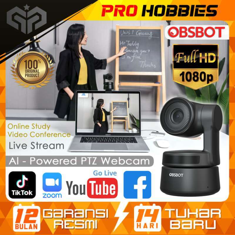 Promo Obsbot Tiny Ai Powered Ptz Webcam Full Hd 1080P Live Stream Not ...