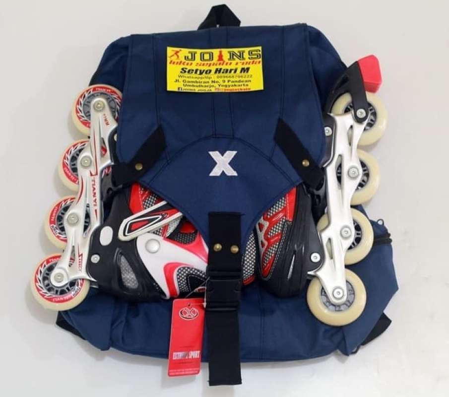 Jual Tas Sepatu Roda / Skatebag / Tas Sepaturoda (ada tempat Laptop ...