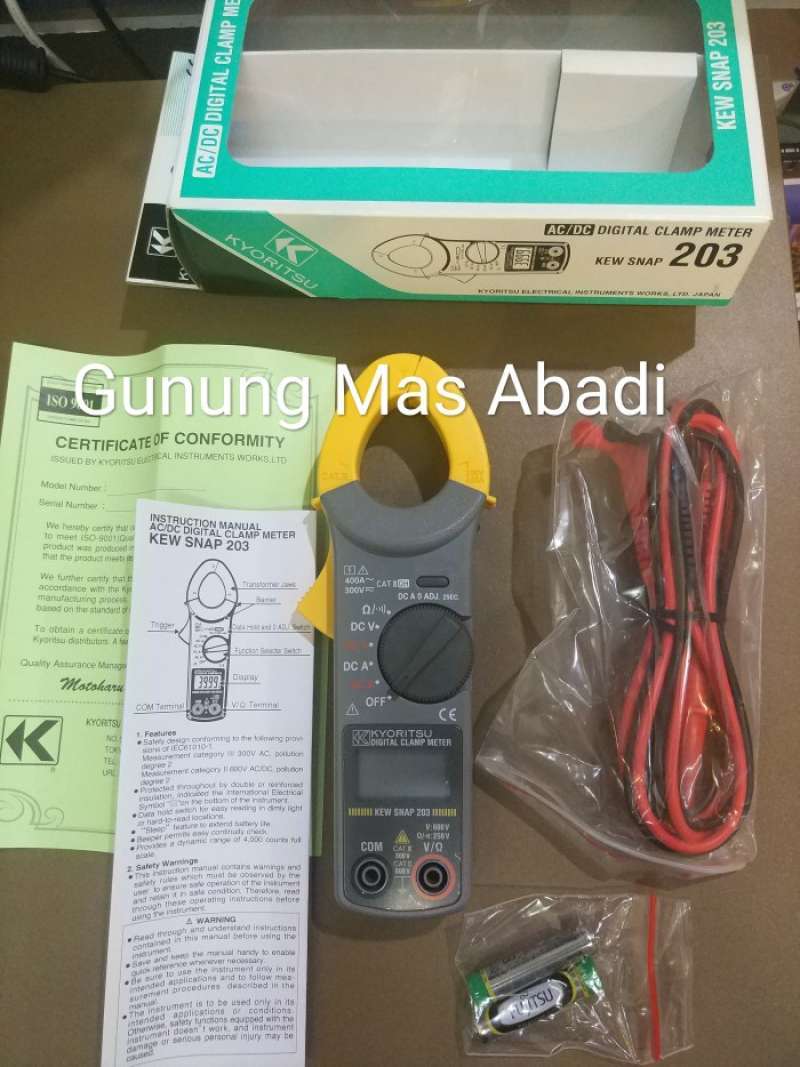 Promo Kyoritsu 203 Tang Ampere AC/DC Diskon 4% di Seller toko hardtool - Cengkareng Timur, Kota ...