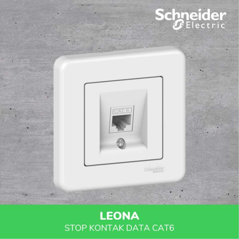 Promo Schneider Electric Leona - Stop Kontak Data RJ45 Cat 6 ...