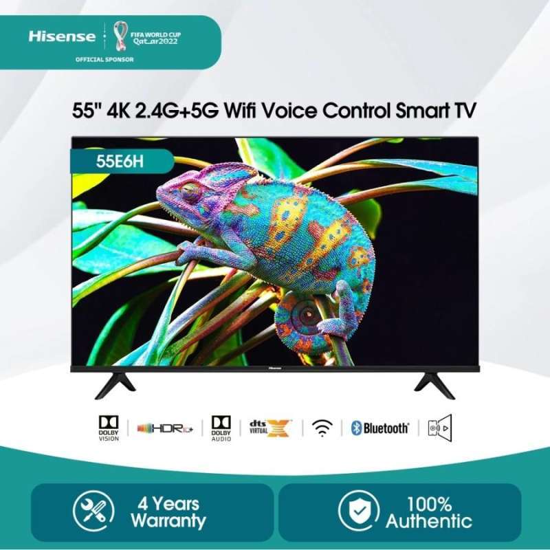 Jual Hisense Android TV 55inch 55E6H Vidaa Smart 4k UHD TV di Seller ...