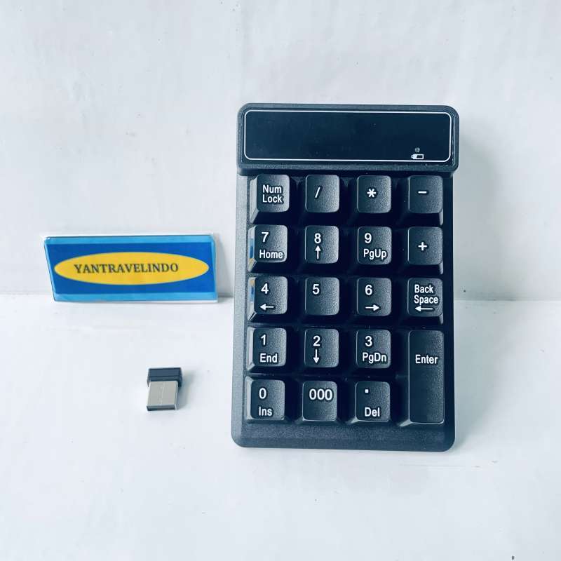 Jual KEYPAD NUMPAD NUMBERIC NUMERIK WIRELES TANPA KABEL MECHANICAL ...