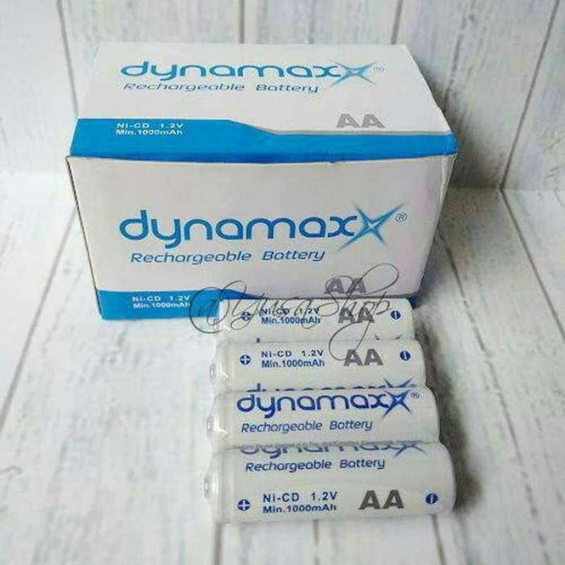 Jual Baterai Batre Cas Charge Aa Dynamax 1000mah 1pack Isi 4pcs Di ...