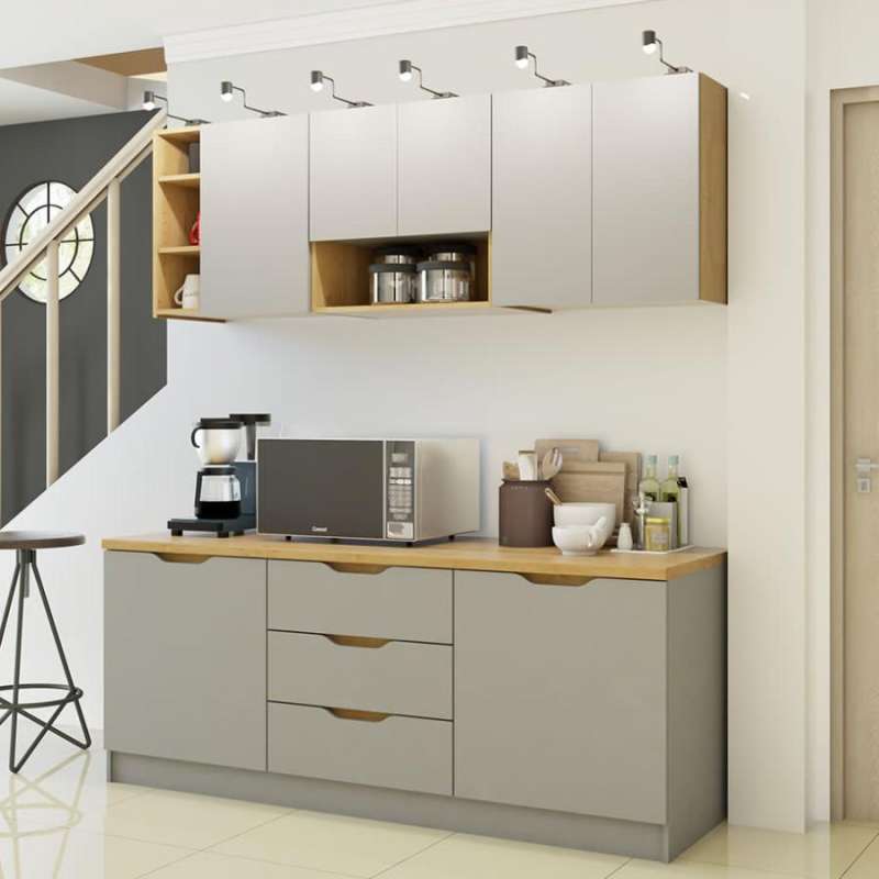 Jual Kitchen Set Lemari Kabinet Dapur Rak Dapur 1.8 Mtr - Informa Ivy ...