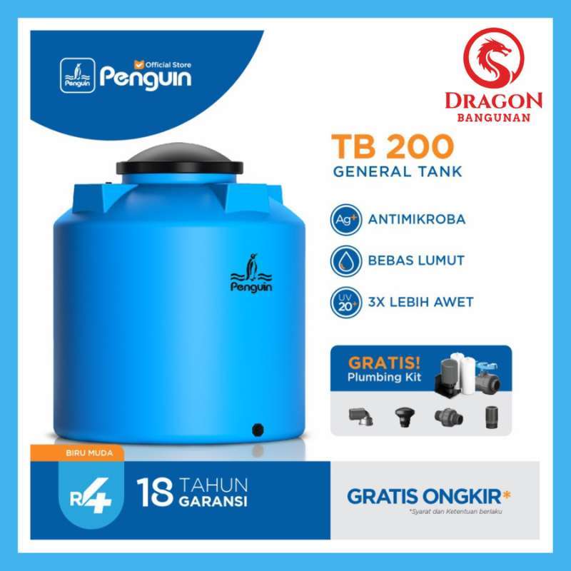 Jual Penguin Tangki | Toren | Tandon Air TB 200 2000 Liter Di Seller ...