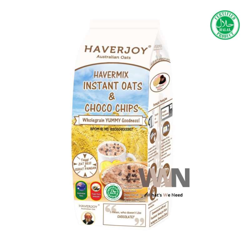 Jual Haverjoy Havermix Instant Oats & Choco Chips 1 KG - Australian Oat ...