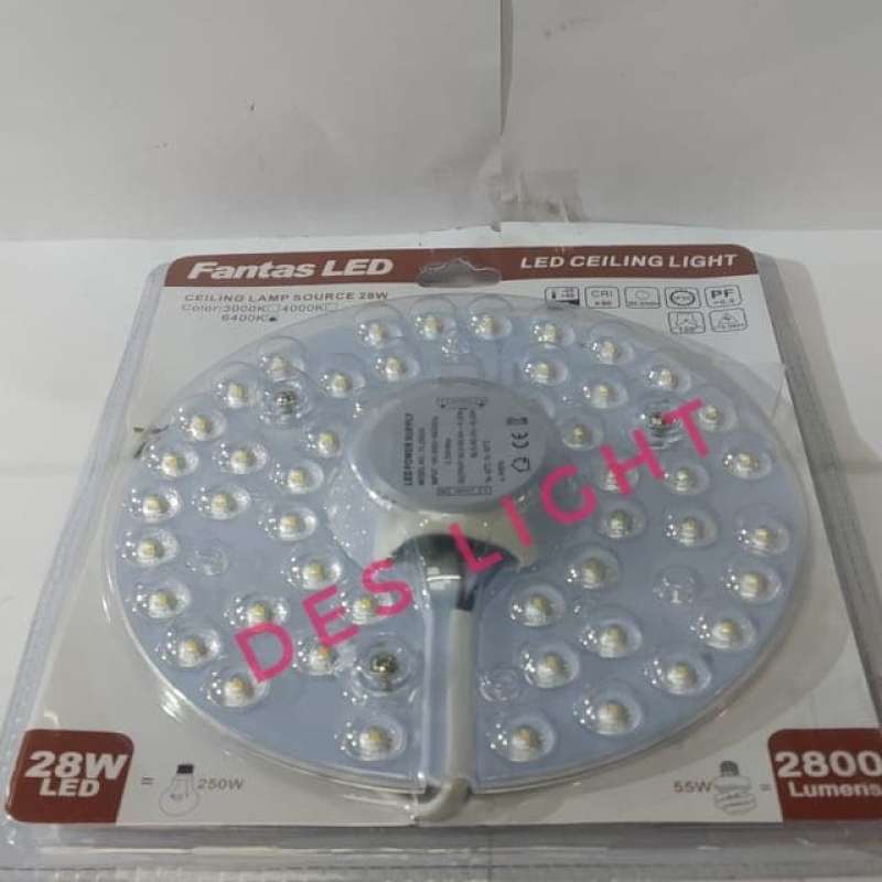 Promo Lampu Ceiling Fantas Led 28Watt / Lampu Baret Led Fantas Refill ...