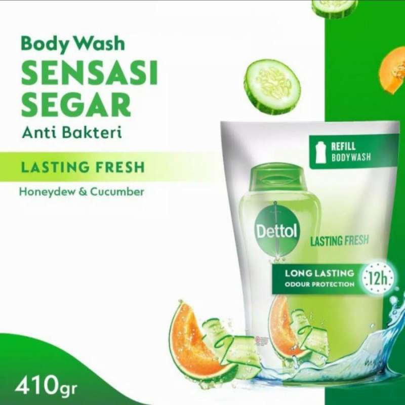 Jual Dettol Sabun Mandi Cair 410 ml Long Lasting Fresh di Seller ...