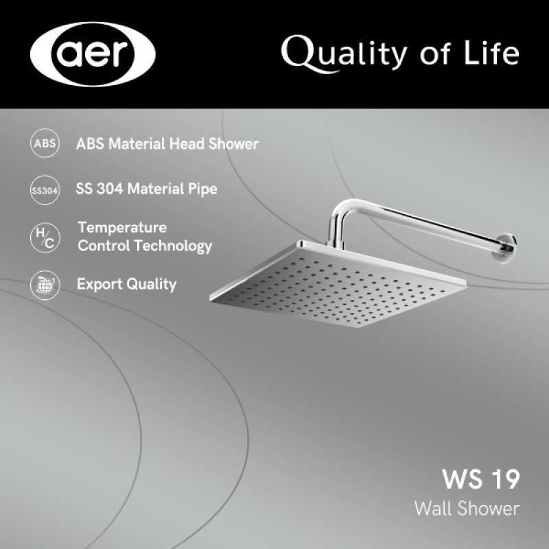 Promo Aer Shower Tembok / Wall Shower Ws-19 Diskon 13% di Seller Damarra Store - Cengkareng ...