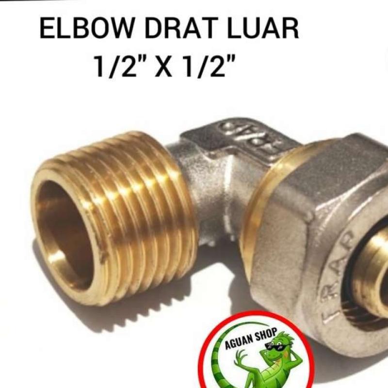 Jual ELBOW KENI DRAT LUAR AIR PANAS 1/2 SAMBUNGAN PIPA AIR PANAS KUNINGAN di Seller Aguan shop ...