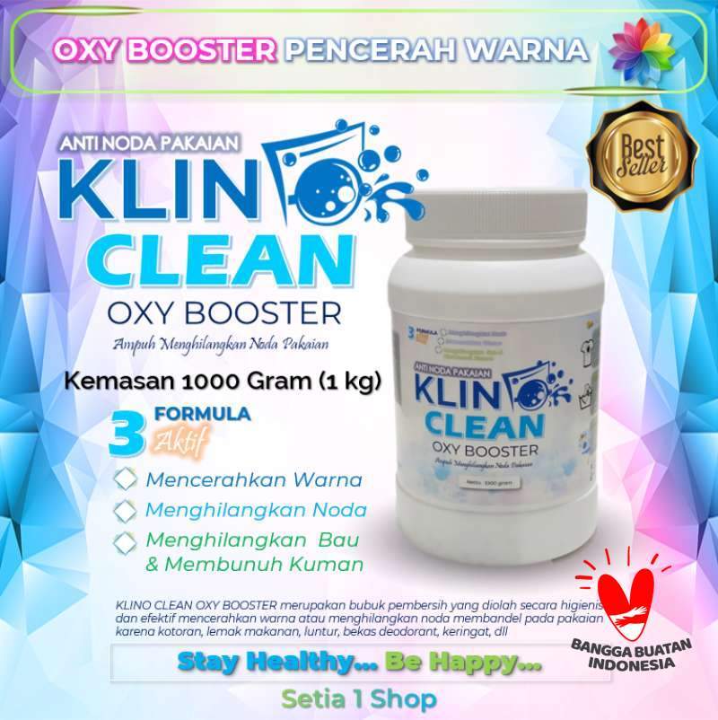 Promo Pencerah Warna OXY BOOSTER 1 kg Anti Bacterial Pembersih Noda 1kg Ramah Lingkungan Diskon ...
