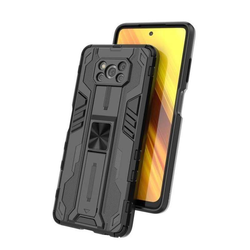 Jual Xiaomi Poco X3 - X3 Pro NFC Sonic Hybrid Vertikal Stand Armor Case di Seller Megacase ...