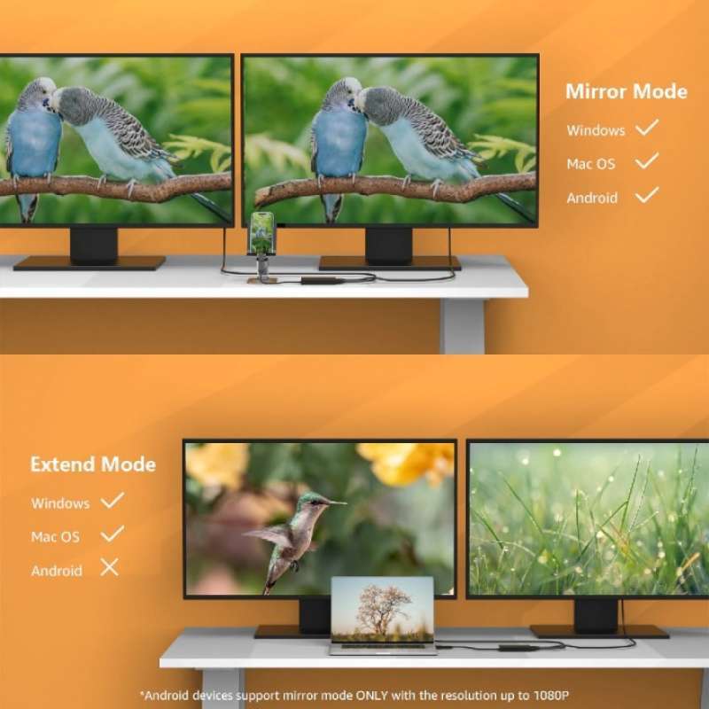 Promo Wavlink Wl-ug7602hc - Usb 3.0 To Hdmi Dual Display Adapter Diskon 51% Di Seller Tokuniku ...