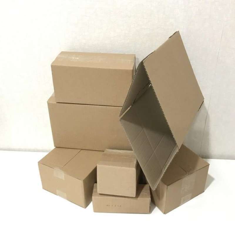 Jual KARDUS CUSTOM 10x10x60 POLOS DI LEM Plus SABLON 300 PCS di Seller ...