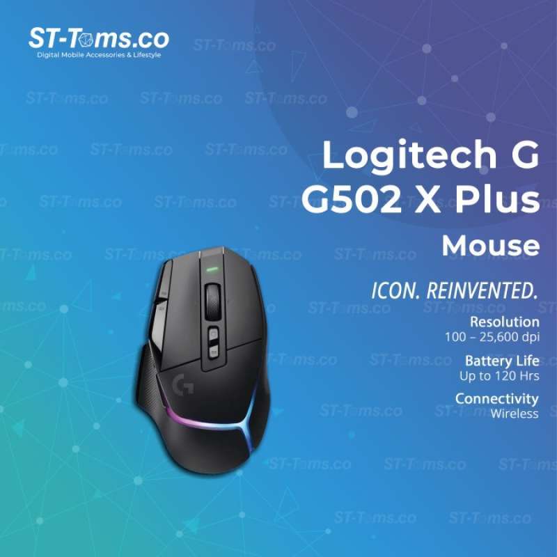 Jual Logitech G502 X Plus / G 502X Plus RGB Gaming Mouse di Seller ST ...