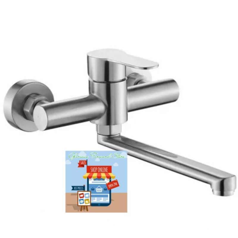 Jual Kran Cuci Piring Air Panas Dingin Kran Dapur Stainless Steel ...