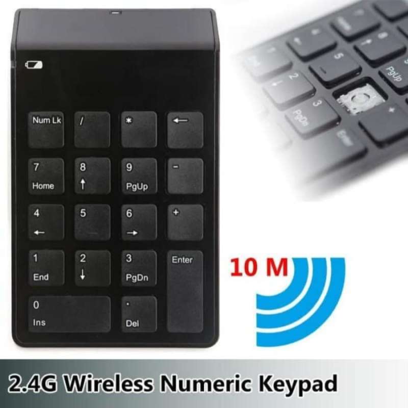Jual Keyboard Keypad Numeric Wireless Ghz Meter Taffware Black Di Seller Indoelectronica
