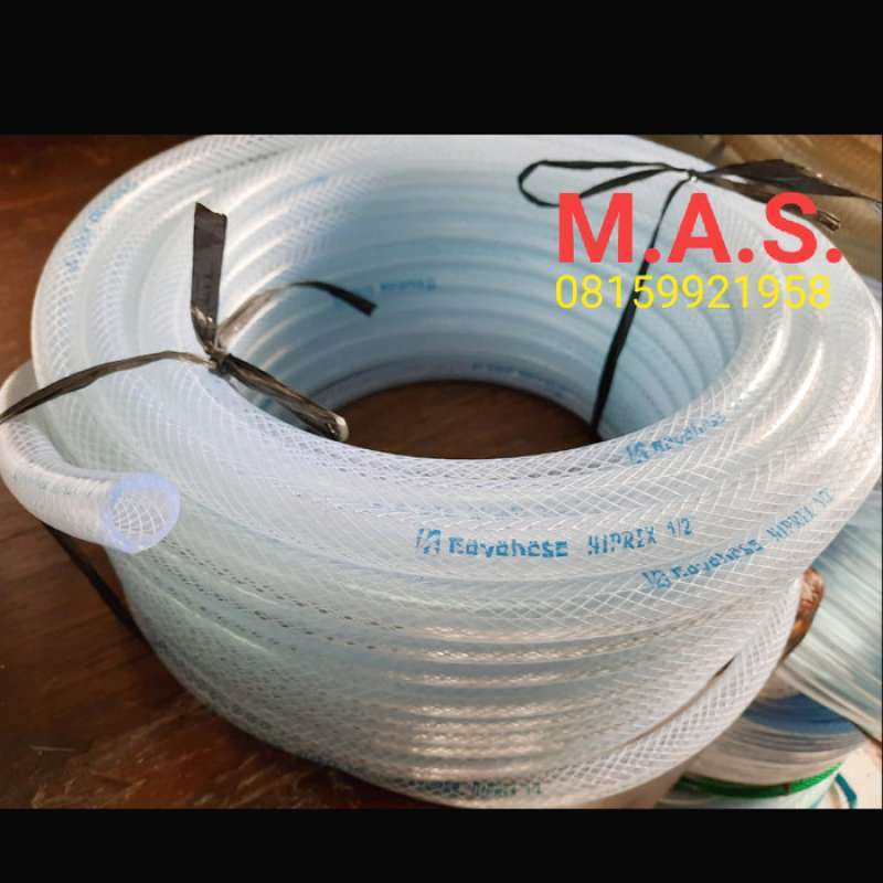 Jual SELANG AIR BENANG PVC TEBAL 1/2 INCI SELANG TAMAN POMPA PIPA BAGUS ...