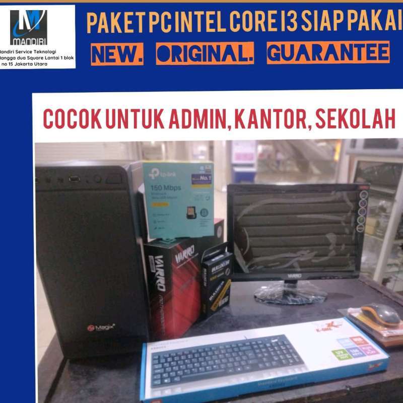 Jual Paket Komputer Pc Rakitan Intel Core I Siap Pakai Di Seller Mandiriserviceteknologi