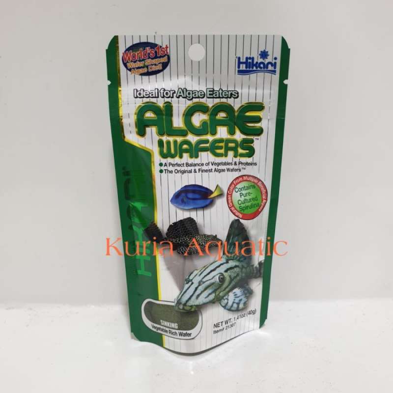 Jual Hikari Algae Wafers / Wafer 40Gr 40 G Gr Gram Pakan Ikan Pemakan ...