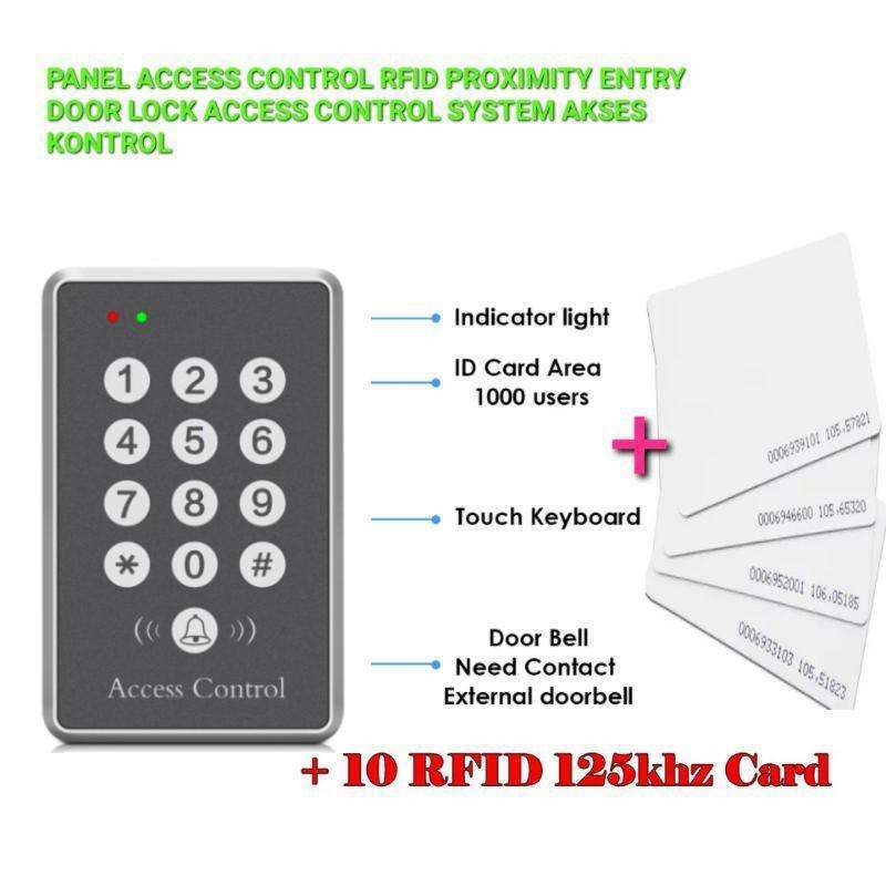 Jual PANEL ACCESS CONTROL 125KHz RFID PROXIMITY ENTRY DOOR LOCK ACCESS CONT di Seller Z Shop ...