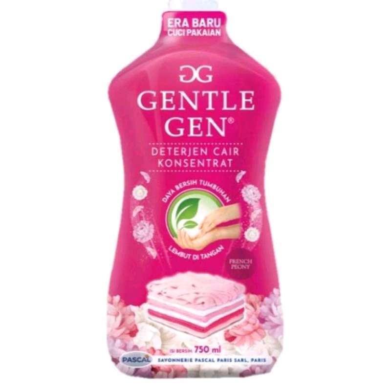 Jual Gentle gen Detergen Cair Konsentrat 750 ml Botol. - French Peony ...
