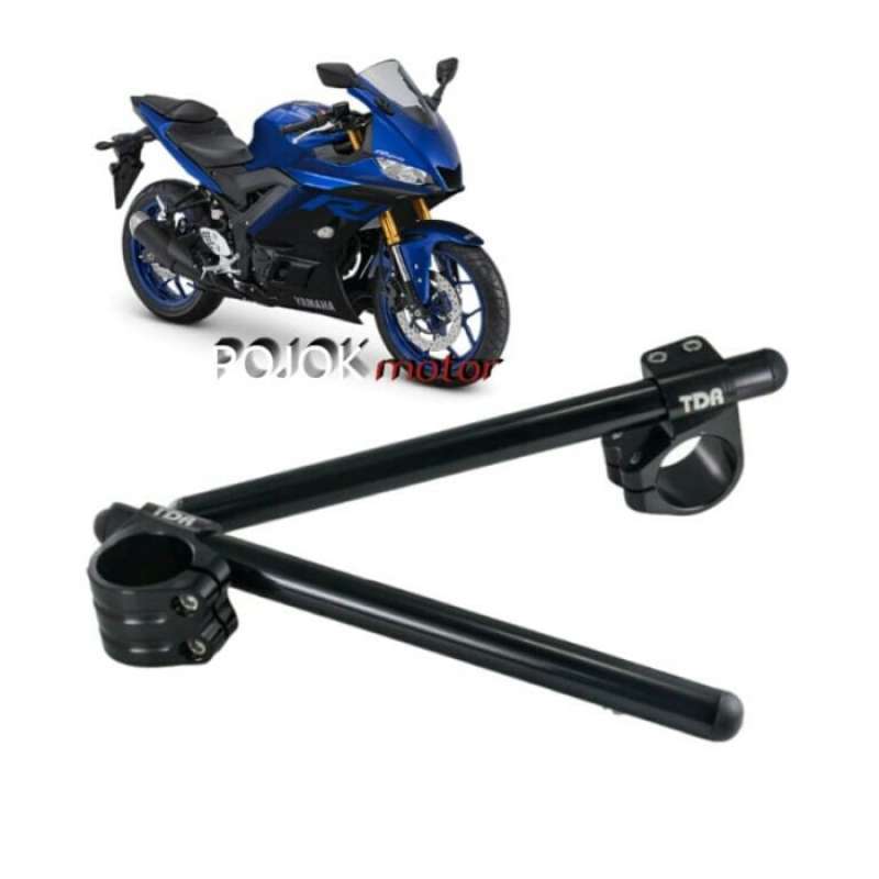 Jual Stang Jepit Yamaha R25 TDR Handle Bar Racing 41mm Black di Seller ...