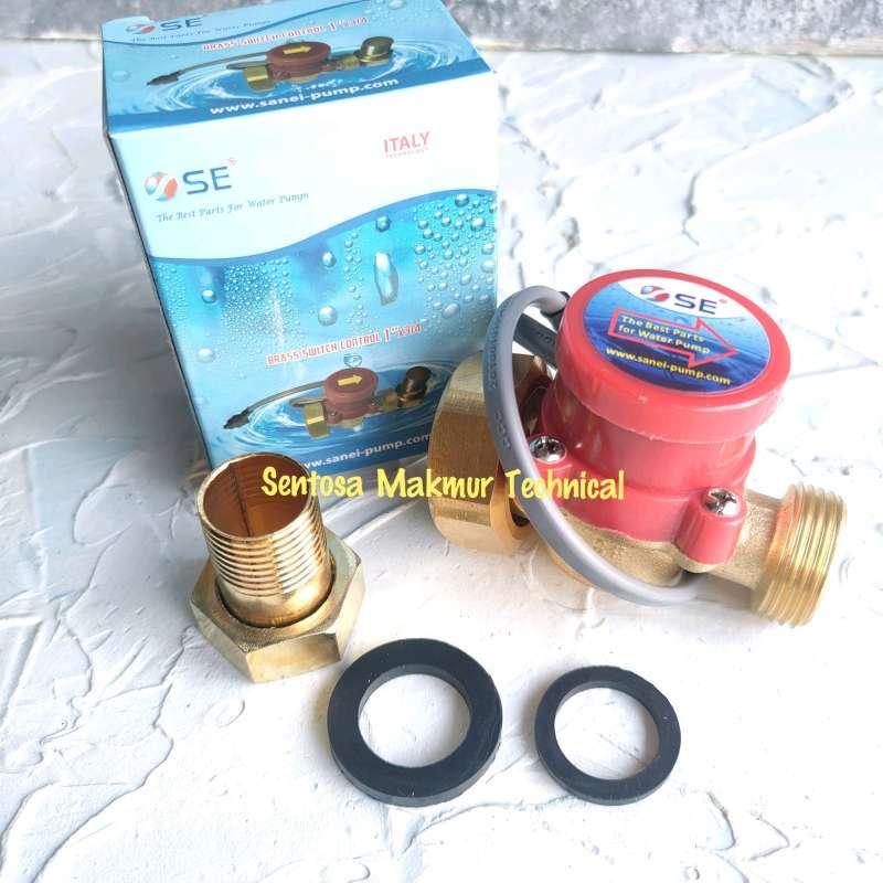 Jual SAN-EI 1 x 3/4 Water Flow Switch Otomatis Pompa Booster Pendorong di Seller ...