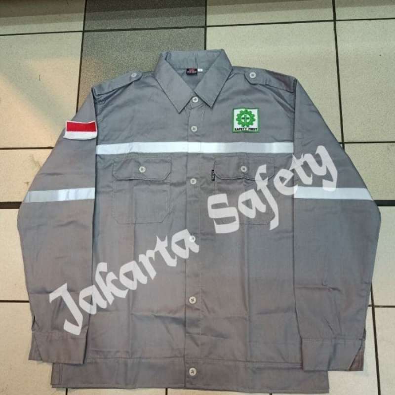 Jual Baju Safety Atasan/baju Safety Abu/grey/baju Kerja/seragam Di ... Jual Baju Safety Atasan/baju Safety Abu/grey/baju Kerja/seragam Di ...