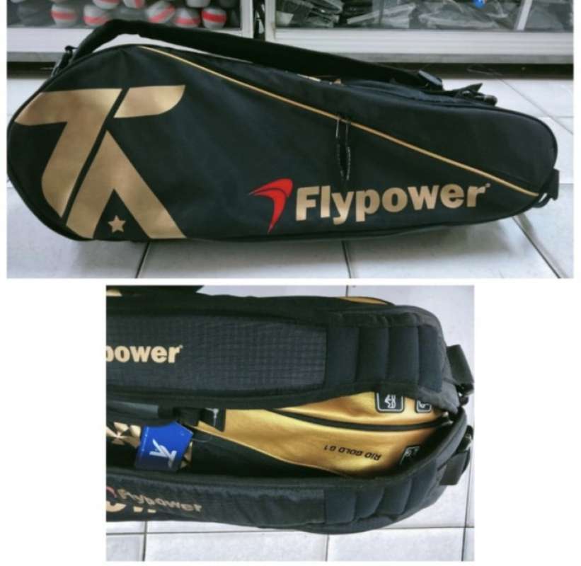 Promo Tas Badminton Flypower Rio Gold G1 Diskon 13% di Seller Baahirah ...