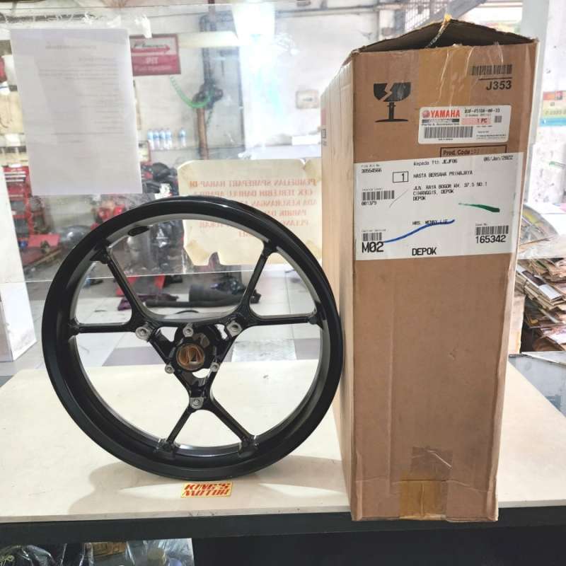 Jual VELG VELEG PELEK VELEK RACING DEPAN LEXI HITAM ASLI YAMAHA B3F ...