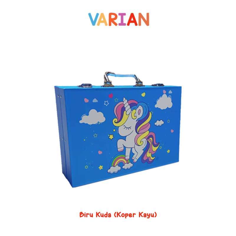 Jual Crayon ART 145 Set Koper Alat Lukis Mewarnai Untuk Anak di Seller ...