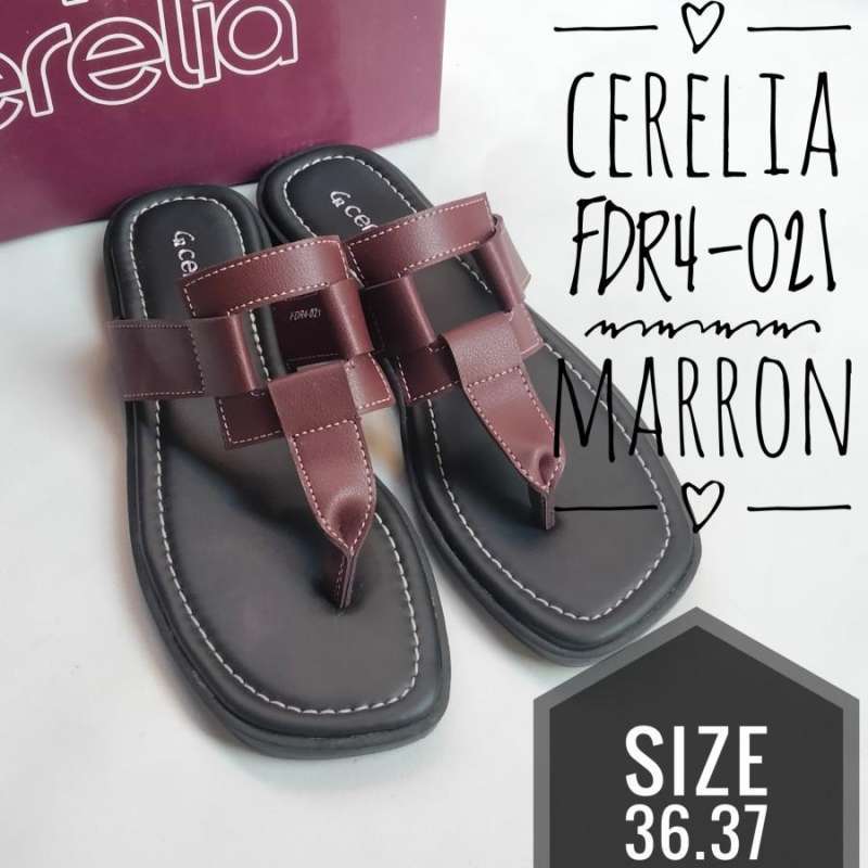 Jual Sandal Jepit Wanita Original Cerelia Brand Ramayana Fdr4-021 ...