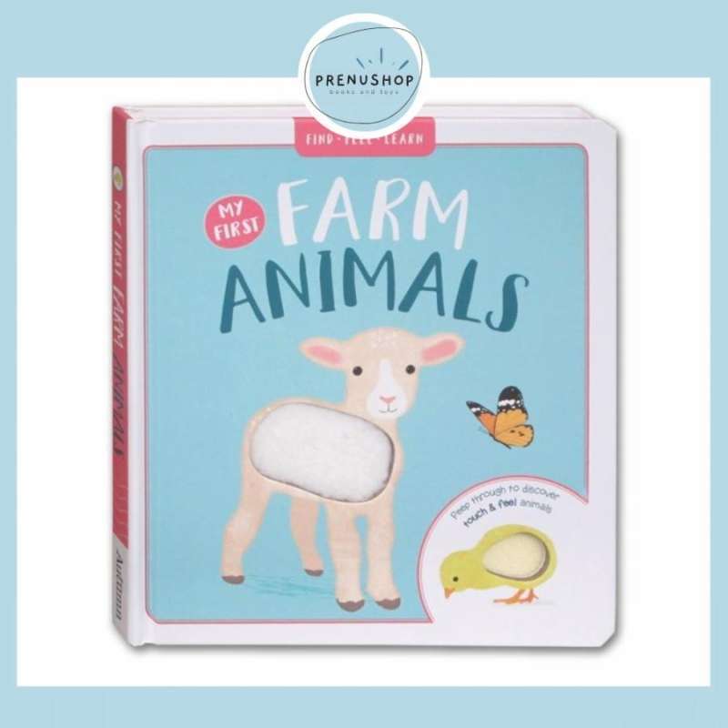 Jual Board Book Find-Feel-Learn My Farm Animals - Igloobooks di Seller ...