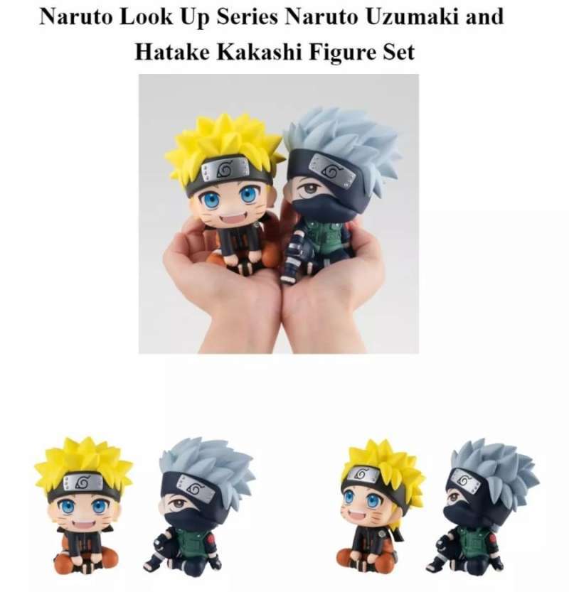 Jual Naruto Shippuden Chibi Naruto Kakashi Look Up Series Toy Figure di ...