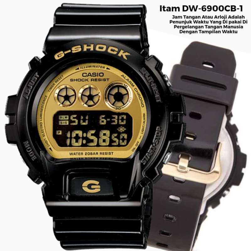Jual Jam Tangan Pria Merk Casio G-Shock Type : DW6900 Baterai Free Box ...
