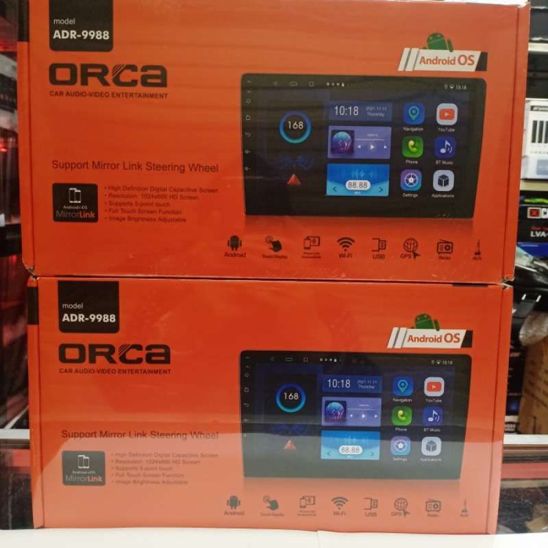 Jual Head unit orca Adr 9988 9 inch new model di Seller Gasta Depn ...