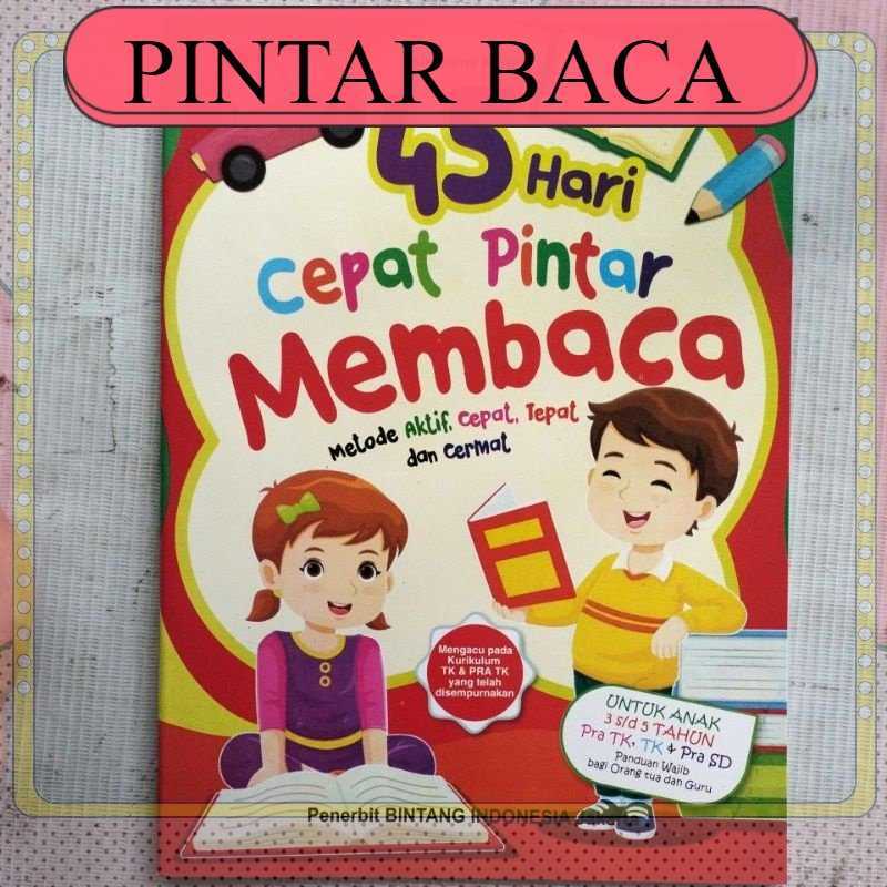 Promo Buku 45 Hari Cepat Pintar Membaca Full Colour Diskon 25% Di ...