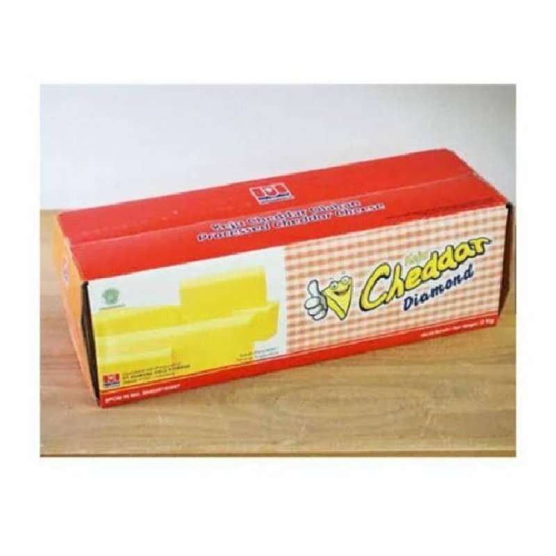 Jual Diamond Cheese Processed Cheddar - Keju Cheddar Olahan 2kg Orig di ...