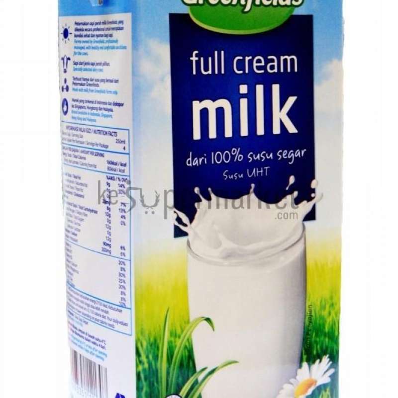 Jual Susu Greenfields Uht Full Cream 1lt Tta di Seller Happy Fruit ...