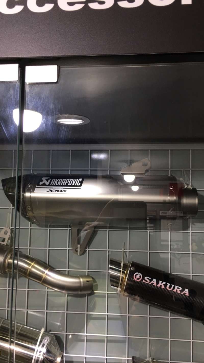 Promo Original Akrapovic Titanium Muffler Yamaha Xmax 260/300 Diskon 2% ...