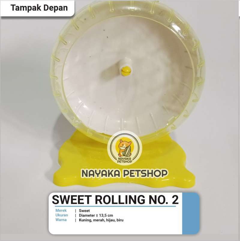Jual Sweet Rolling No. 2 Kincir Hamster Jogging Ball Mainan Bola Roda ...