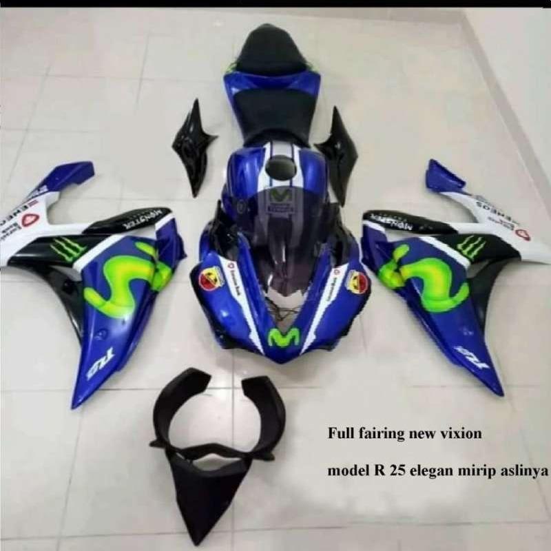 Jual FULL FAIRING NEW VIXION NVA DAN NVL MODEL R 25 ASLI LENGKAP di ...