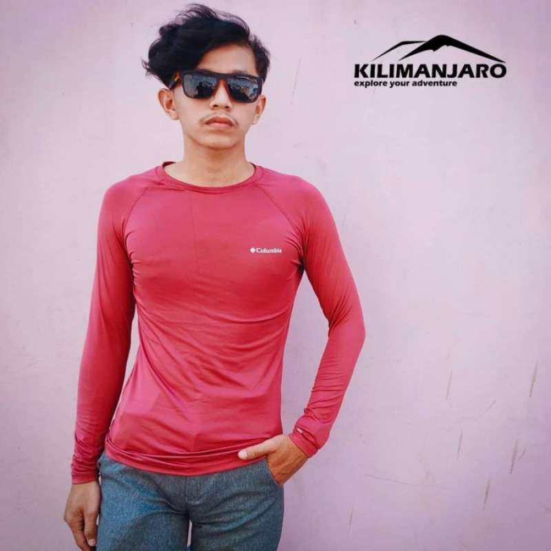 Promo Baselayer Columbiaa OmniHEAT - Baju Hiking Quickdry Baju lari ...