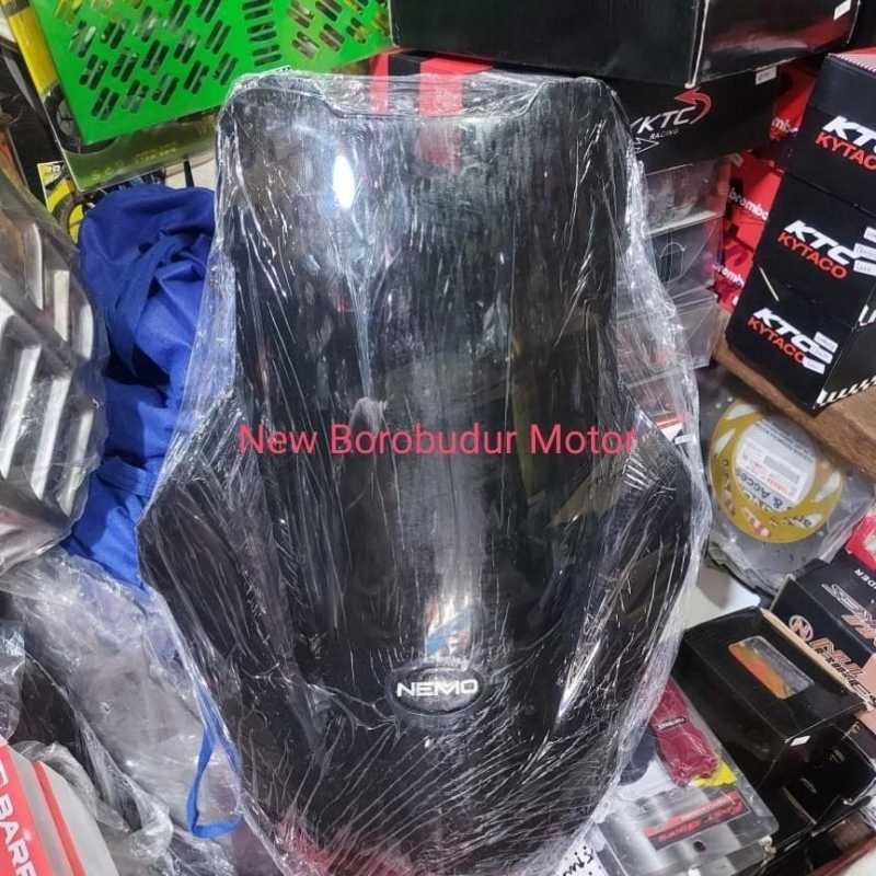 Jual Winshield Visor Nmax Model Transformer Nemo Plus Breket di Seller ...