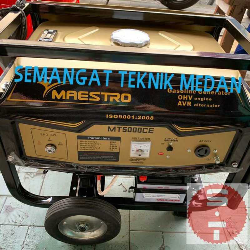 Promo MT5000CE GENSET GENERATOR TEMBAGA 3200 WATT ELECTRIC STARTER ...