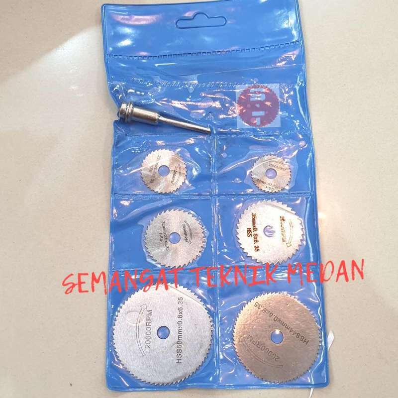 Jual MATA GERINDA HSS SAW POTONG KAYU MINI CUTTER CUTTING DISC SET 7pcs ...