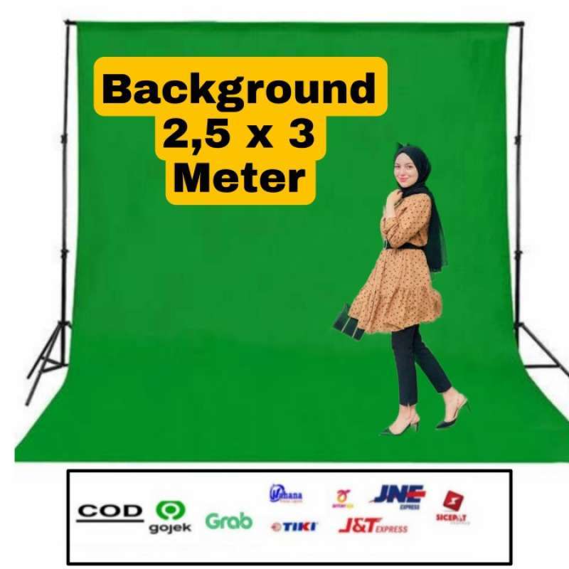 Promo Green Screen Polos Diskon 10% Di Seller Asad Store - Cengkareng ...